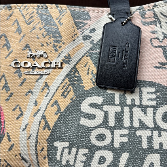 Coach | Bags | Coach Marvel Black Widow Tote Bag | Poshmark
